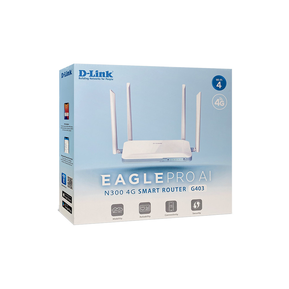 D-LINK G403 EAGLE PRO AI N300 EAGLE PRO AI N300 4G Smart Router ...