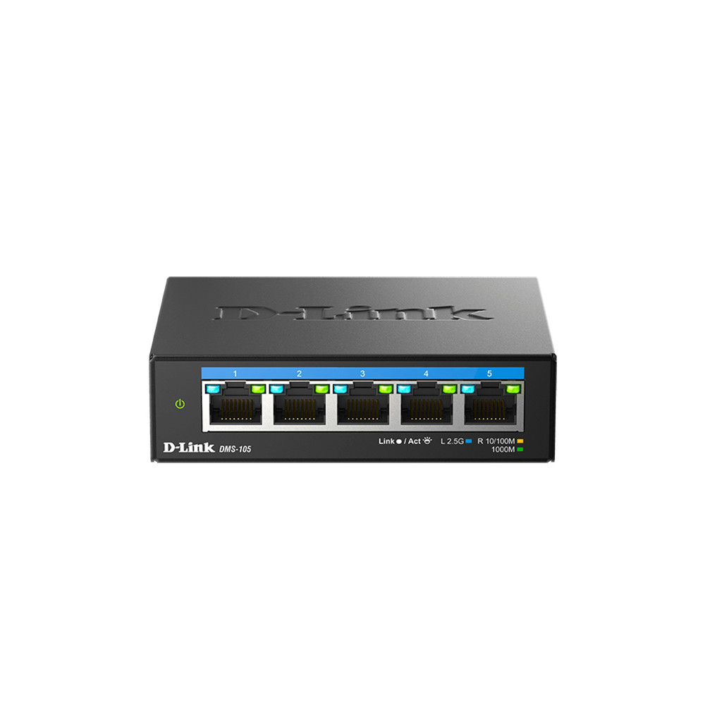 D-LINK DMS-105 5-Port 25G Multi-Gigabit Desktop Switch | Ηλεκτρονικά ...
